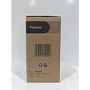 YOHOM Shower Head Holder Suction Cup Handheld Shower Bracket Adjustable Vacuum Shower Wand Hose Holder for Sprayer Nozzle Removable Bathroom Shower Accessory Clip Wall Mount Stainless Steel Brushed