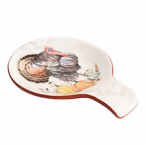 Bico Blessing Seasons Ceramic Spoon Rest, House Warming Gift, Dishwasher Safe