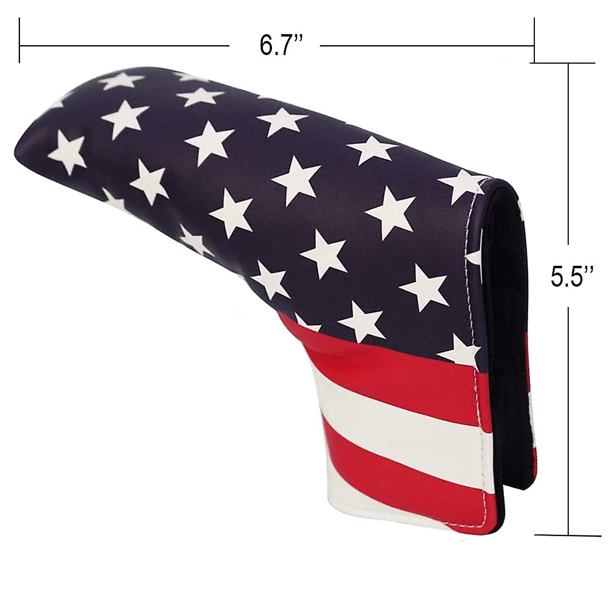 GOLTERS Golf Club Covers Blade Putter Cover Headcover Leather Magnetic Closure for Scotty Cameron Odyssey Taylormade Ping Gift for Men Women Golfer