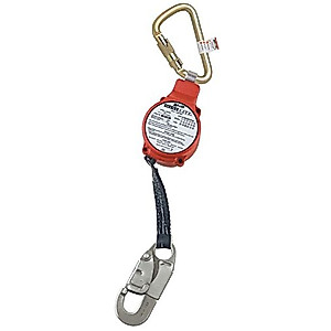 Honeywell FL11-1-Z7/11FT Miller by 11' Mini-Lite 1 Polyester Fall Limiter with Steel Twist-Lock Carabiner, Plastic, 1" x 1" x 1"