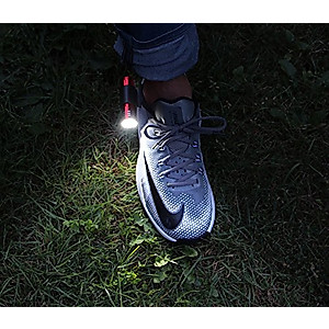 BBQCroc 3 in 1 Barbecue Tool 15-inch - Extra Light Tongs, Spatula and Grill Scraper (Green/Khaki) (15 inch with Flashlight)