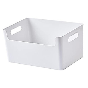 homozy Storage Boxes Bread with Handle Containers Office Decoration Organiser, Non- Lidded, Big