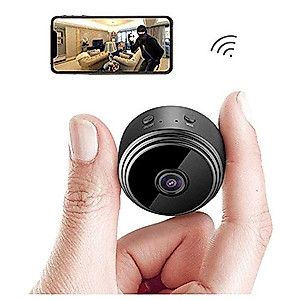 YADACAM Mini Spy Hidden Camera，Portable Wireless HD 1080P Small Nanny Cop IP Cam Home Security Motion Detection Nigh Vision Remote View Video Recorder