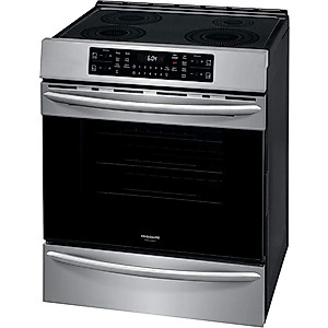 Frigidaire FGIH3047VF 30" Gallery Series Induction Range with Air Fry 4 Elements 5.4 cu. ft. Oven Capacity Self Clean with Steam Clean Option Star K ADA Compliant in Stainless Steel