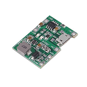 AITRIP 6PCS 2A USB 18650 Lithium Li-ion Battery Charger Module Boost 3.7V to 5V 9V 12V Adjustable DC-DC Step Up Boost Module TP4056 DIY Kit Parts