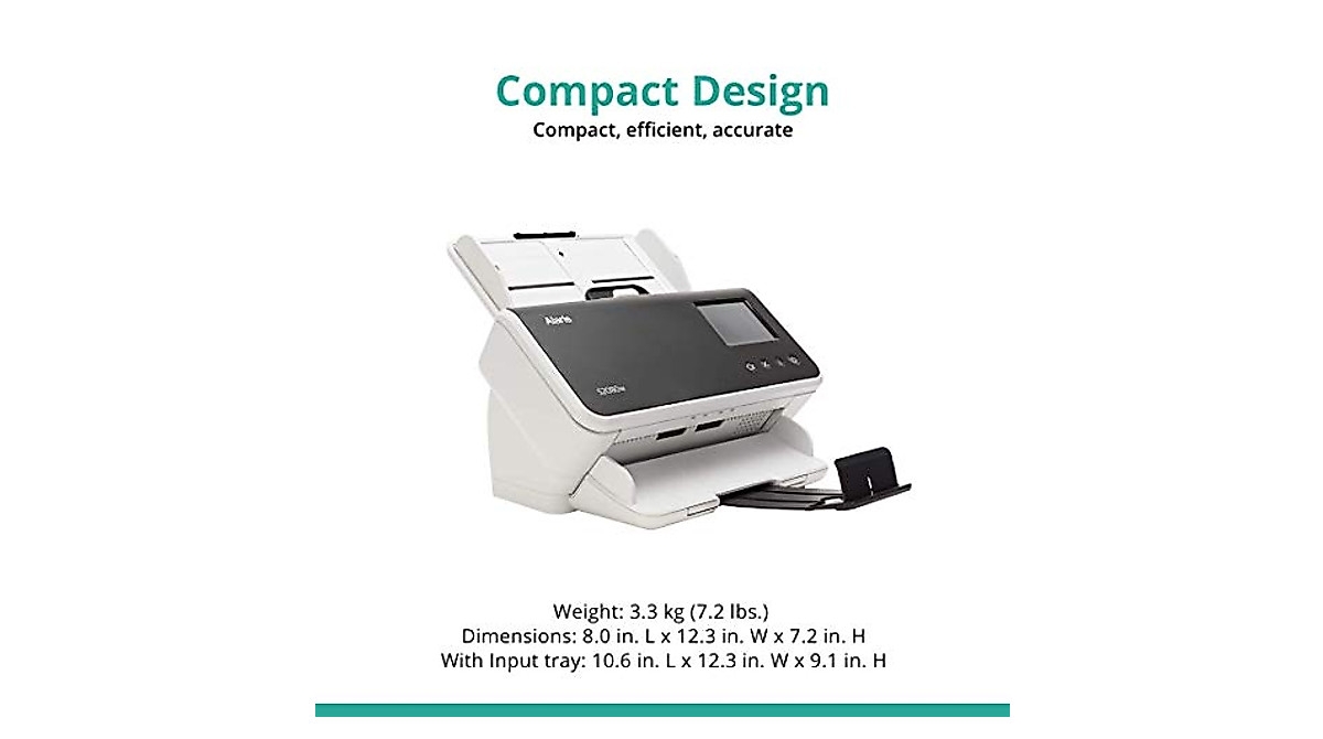 Kodak Alaris S2060W Cordless Scanner for Fast Color Document Capture