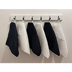 10 pcs Waffle Weave Dish Towel Kitchen Towel Hand Dish Rags Great for Household Cooking Cleaning Kerchief, 12x12inches