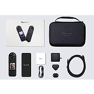 KanDao 8K Enterprise Live Streaming Camera, 1.5X Bigger Sensor Professional 360 Degree Live Streaming Camera, in-Camera 8K/4K 30MP 30FPS 360 Live Streaming Solution, 5G 8K 360 VR Live Camera