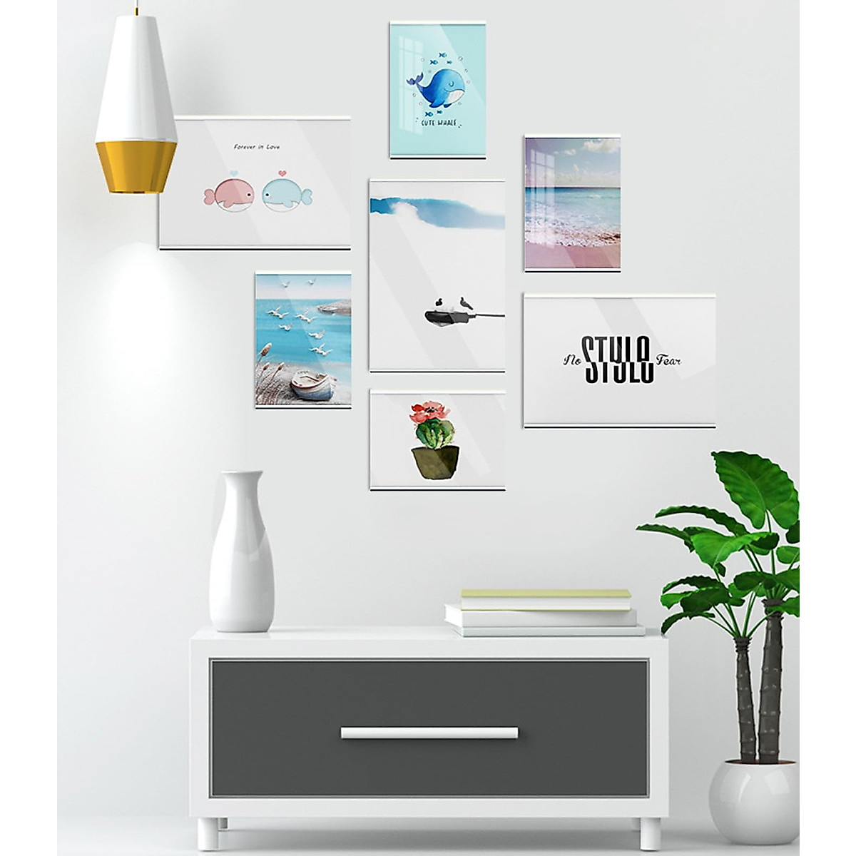 MIARALA 2 Pieces 8" x 12" Plexiglass Sheet High Transparency Acrylic Sheet 1/8”Thick (3mm), for Crafts Plastic Sheeting, Signs, Photo Frames, DIY Display Projects, Easy to Cut and Install