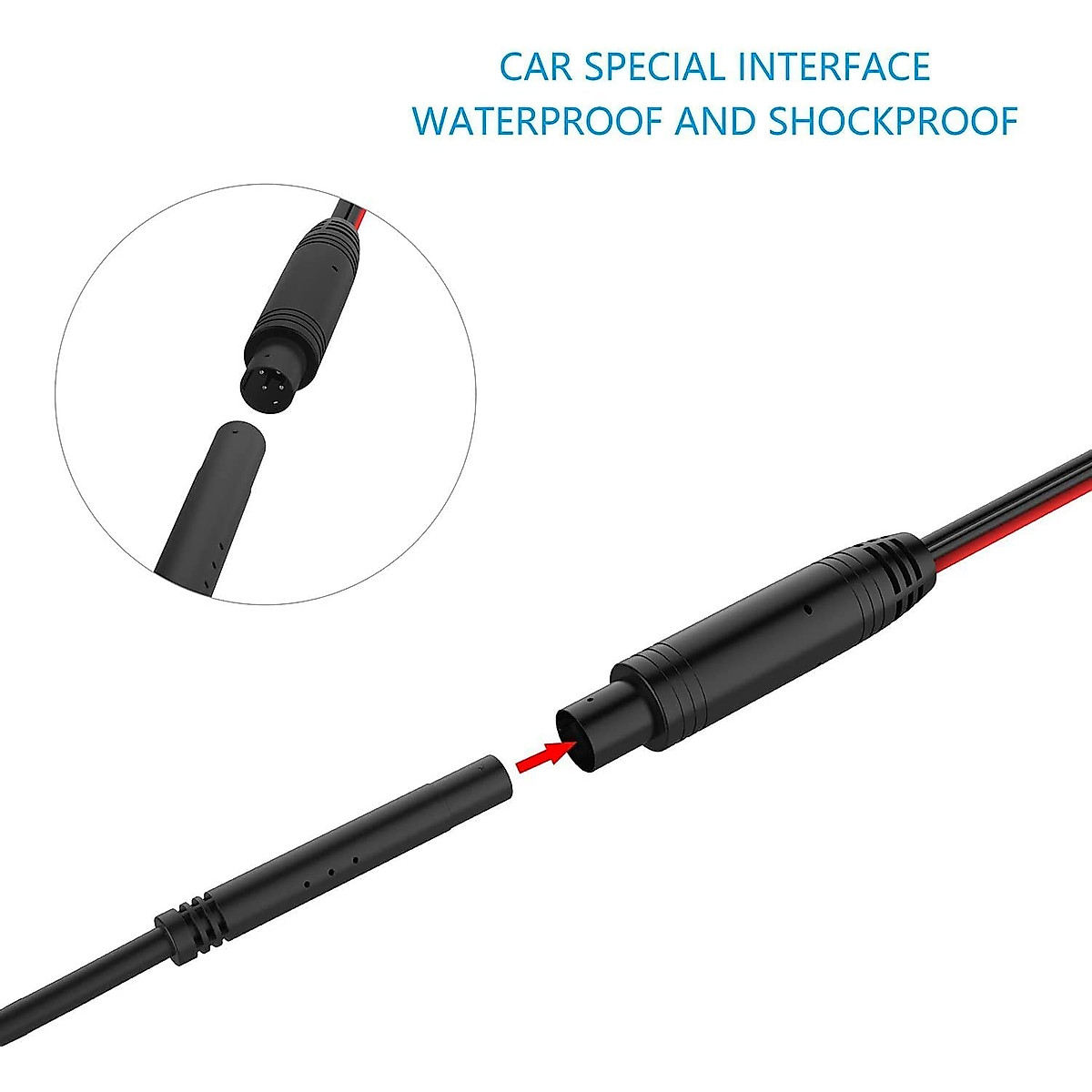 SCREENTRONICS Backup License Plate HD Camera Night Vision 8 IR LED Wide Rear View Waterproof Compatible with Car Radio Sony XAV-AX150 XAV-9500ES XAV-AX3200 XAV-AX3250 XAV-AX5000 XAV-AX5600 XAV-AX7000