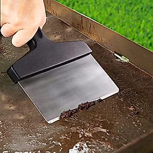 RTT Griddle Cleaning Kit for Blackstone 15 Pieces - Heavy Duty Grill Cleaner Kit with Grill Stone, Griddle Scraper, & Griddle Brush with Stainless Steel Handle - Easy to Use Flat Top Cleaning Kit