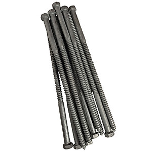 1/2" x 12" Lag Bolt Screws | Hex Head | Hot Dip Galvanized | ASTM A307 | 10pcs Box