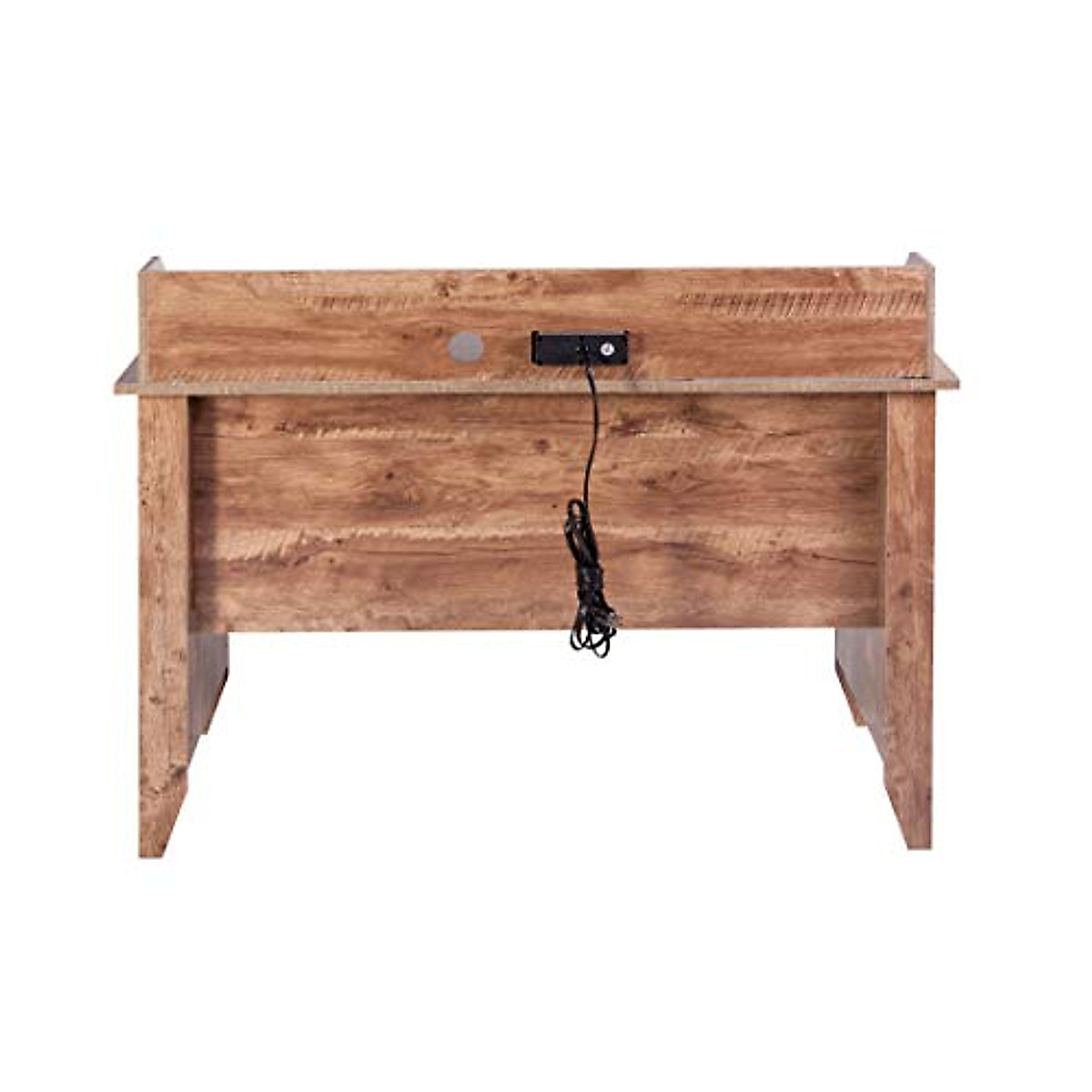 OneSpace Eleanor Executive Desk Classic Oak, 53”x58”x7”.