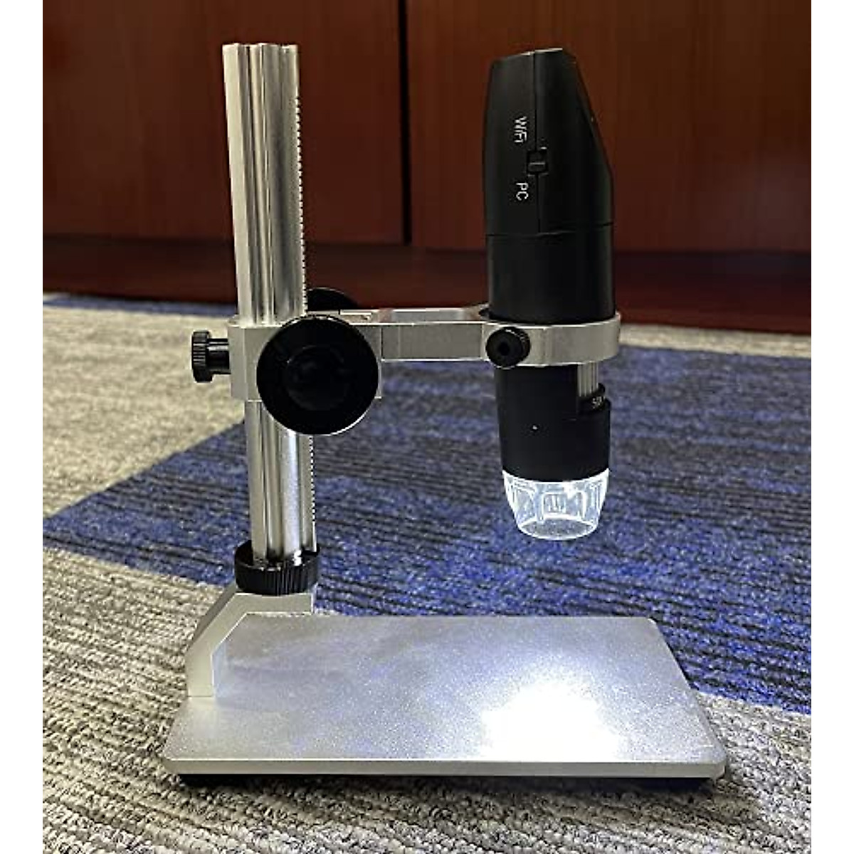 IWOBAC Metal Adjustable Universal Microscope Stand Holder