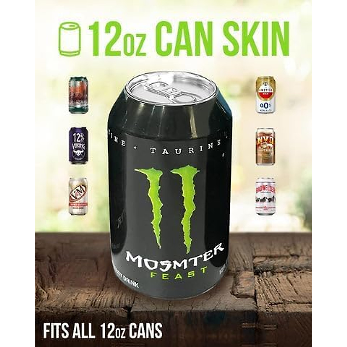 BeerSkin Skywin Silicone Can Cover- 5 Pack 12oz (355ml), Silicone Can Sleeve, Soda Can Sleeve, Hides Can by Disguising as a Can of Soda (New Mix Colors)