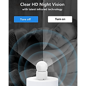 GIEC Indoor Security Camera for Home 2K HD Kids/Pet Camera Pan Tilt Smart WiFi Cameras 360 Degree Dog Cam with Two-Way Audio, Motion Detection,Night Vision,Cloud & SD Card Storage