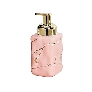 Soap Dispenser 360ML Foam Press Bottle Facial Wash Mousse Bubble Bottle Bathroom Shampoo Separate Bottle Soap Bottle (Color : Gray)