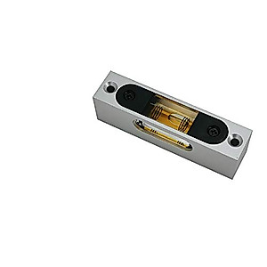 umei High Precision Aluminum level alloy with luminous horizontal bubble, horizontal position can be seen on 3 sides, 90x25x21mm（With magnet）