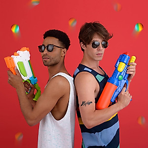 Deekin 24 Pcs Power Refill Balls Soft Foam Balls for Guns Toy, Power Refill for Replacement Reduction Stress, Age Over 12(Rainbow Color)