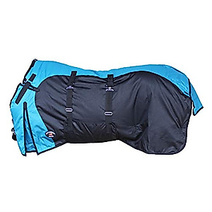 CHALLENGER 76" 1200D Horse Turnout Waterproof Heavy Weight Winter Blanket 5EE20OR