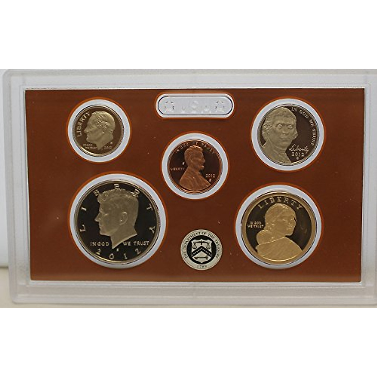 2012 United States 14-coin Proof Set - OGP box & COA
