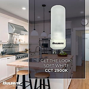 Bulbrite Q50FR/GU10 120-Volt Halogen DJD Type Tubular GU10 Bulb, Frosted, 50-Watt