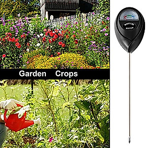 Fpxnb 2 Packs Soil Moisture Meter, Plant Water Meter for House Plants, Soil Tester Test Kit Soil for Garden Lawn Farm Indoor & Outdoor Use, No Battery Required (Black & Green)
