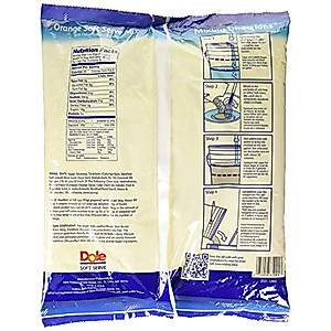 Dole Soft Serve Mix, Orange, 4.40 Pound