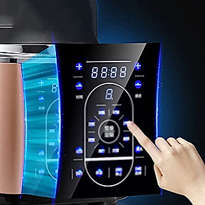 Professional Countertop Blender with 1000 watt Base, Smart Touch Panel Wall Breaking Machine,1750ml for Frozen Drinks and Smoothies Thickened Glass,Overheating Protection（2 Colours） ZJ666