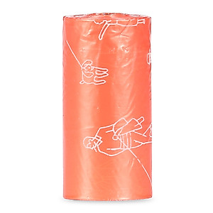 Glad for Pets Large Dog Waste Bags, Scented, Tear-Resistant, 6 Rolls | Heavy Duty Poop Bags for Fast and Easy Waste Cleanup | 6 Rolls, 90 Bags Total