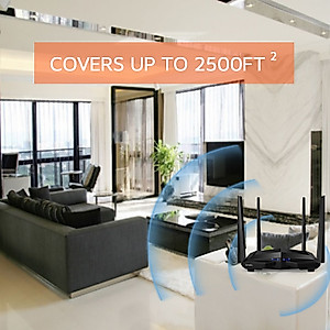 Tenda AC1200 Dual Band Smart WiFi Router, Gigabit Ethernet（AC10U）