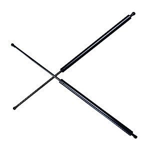 28Inch 300Lb Gas Struts Spring Shock Fit for Heavy-Duty Sled Trailer Tonneau Cover Trap Door Murphy Bed Truck Cover 1335N Gas Strut Shocks Lift Support Replace SF280M300 2Pcs