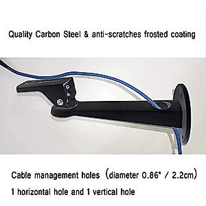 2-Be-Best Mini Projector Wall Mount Angle Adjustable Projector Mount Length 7.87 in / 20 cm Thread 1/4" M4 M6 Rotation 360° as Projectors CCTV DVR Cameras Camcorder Mount for Office School Home Black