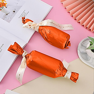 Hlonon Orange Tissue Paper for Gift Bags - 30 Sheets of Orange Wrapping Tissue Paper Bulk Packaging Paper for Weddings Birthday DIY Project Christmas Halloween Thanksgiving Gift Wrapping Crafts Decor