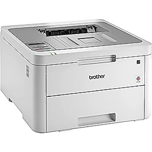 Brother L-3210CW Series Compact Digital Color Laser Printer I Wireless & USB Connectivity | Mobile Printing I Print Up to 19 Pages/min I Up to 250-sheet/tray Input + Printer Cable
