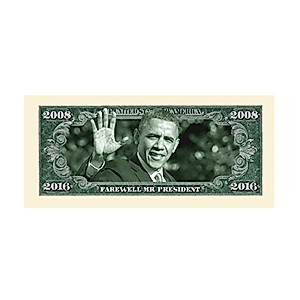Pack of 25 - Barack Obama 2008-2016 Commemorative Dollar Bills