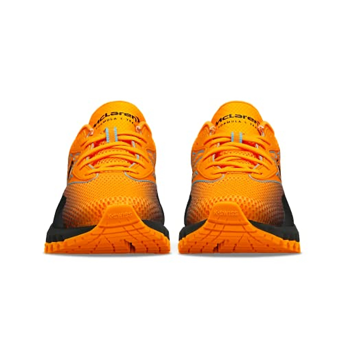 K-Swiss X McLaren Formula 1 Team - Men's Tubes Sport Training Shoe, Papaya/Black/Blue, 9 M