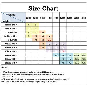 DIVE & SAIL Kids Shorty Suit Short Sleeve Warm Wetsuit 2.5mm Diving Suit Full Suit Back Zipper One Piece Swimsuit Green S