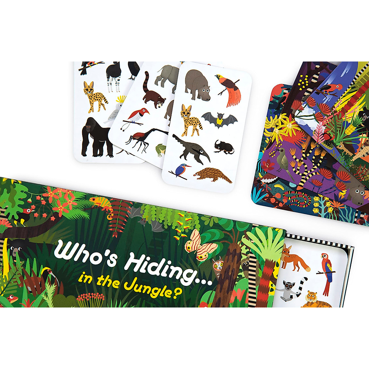 Laurence King Who's Hiding in The Jungle? A Spot and Match Game