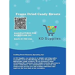 KD Supplies Freeze Dried Skittles Fruit Flavored Chewy Candy (10 oz) - Premium Freeze Dried Crunchy Candy For An Enhanced Flavor (Original Rainbow)