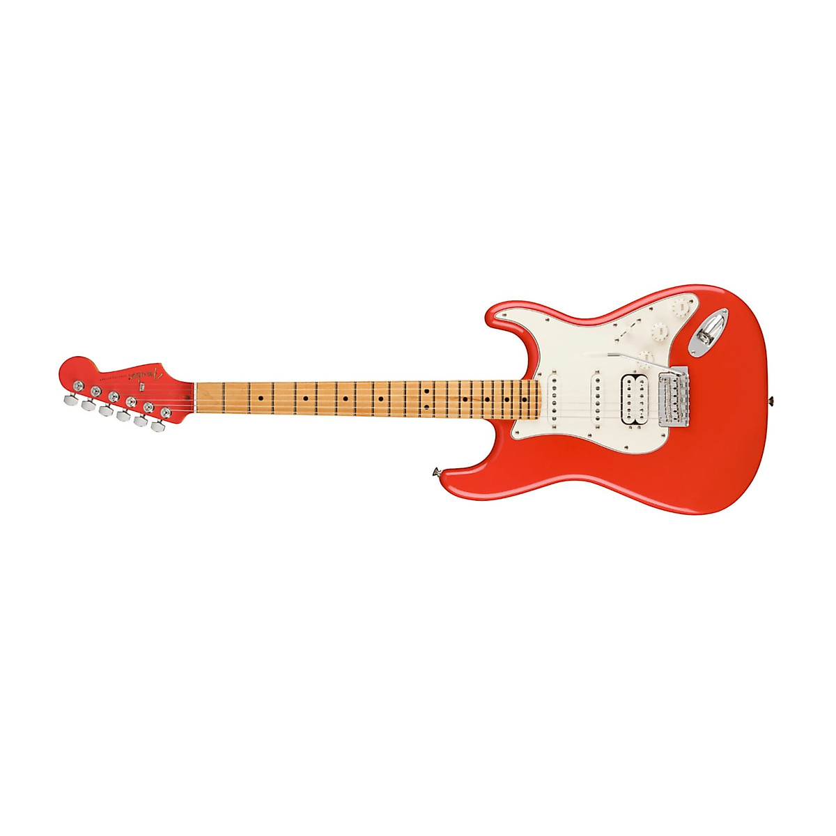 Fender Player Stratocaster Electric Guitar - Fiesta Red with Maple Fingerboard and Matching Headstock