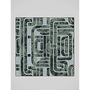 New Vintage Rug Lilac Ash Washable 5x7