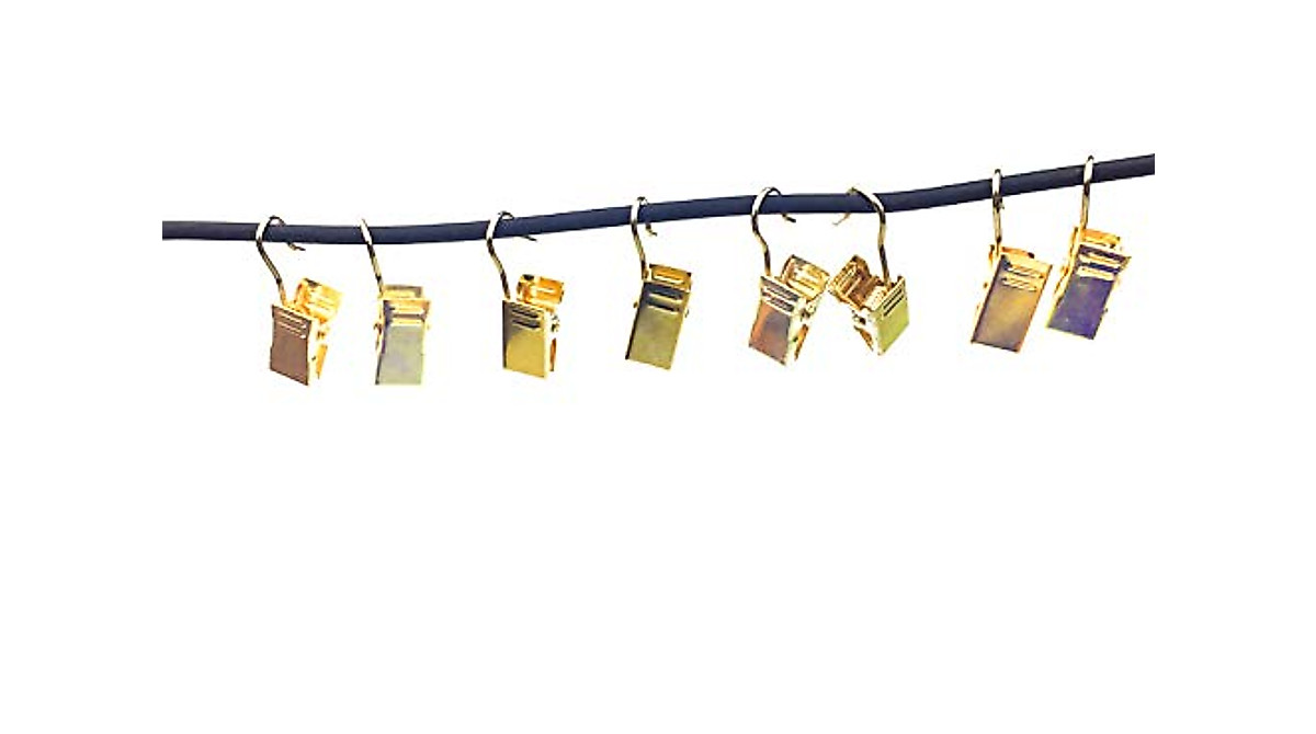 Hyamass Metal Hook Clips - 50pcs for Home Decoration