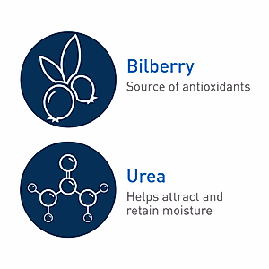 CeraVe Moisturizing Cream for Diabetics’ Dry Skin | Urea Cream with Bilberry for Face and Body | Fragrance Free & Paraben Free | 8 Ounce