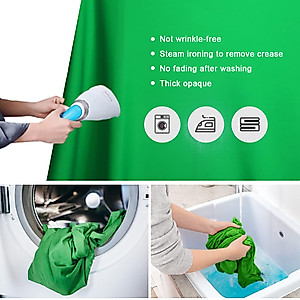 10X12ft Green Screen Backdrop for Photography, LCUIRC Chromakey Polyester Collapsible Greenscreen Background for Streaming, Photography, Zoom Meeting, Video Editing, Podcasting