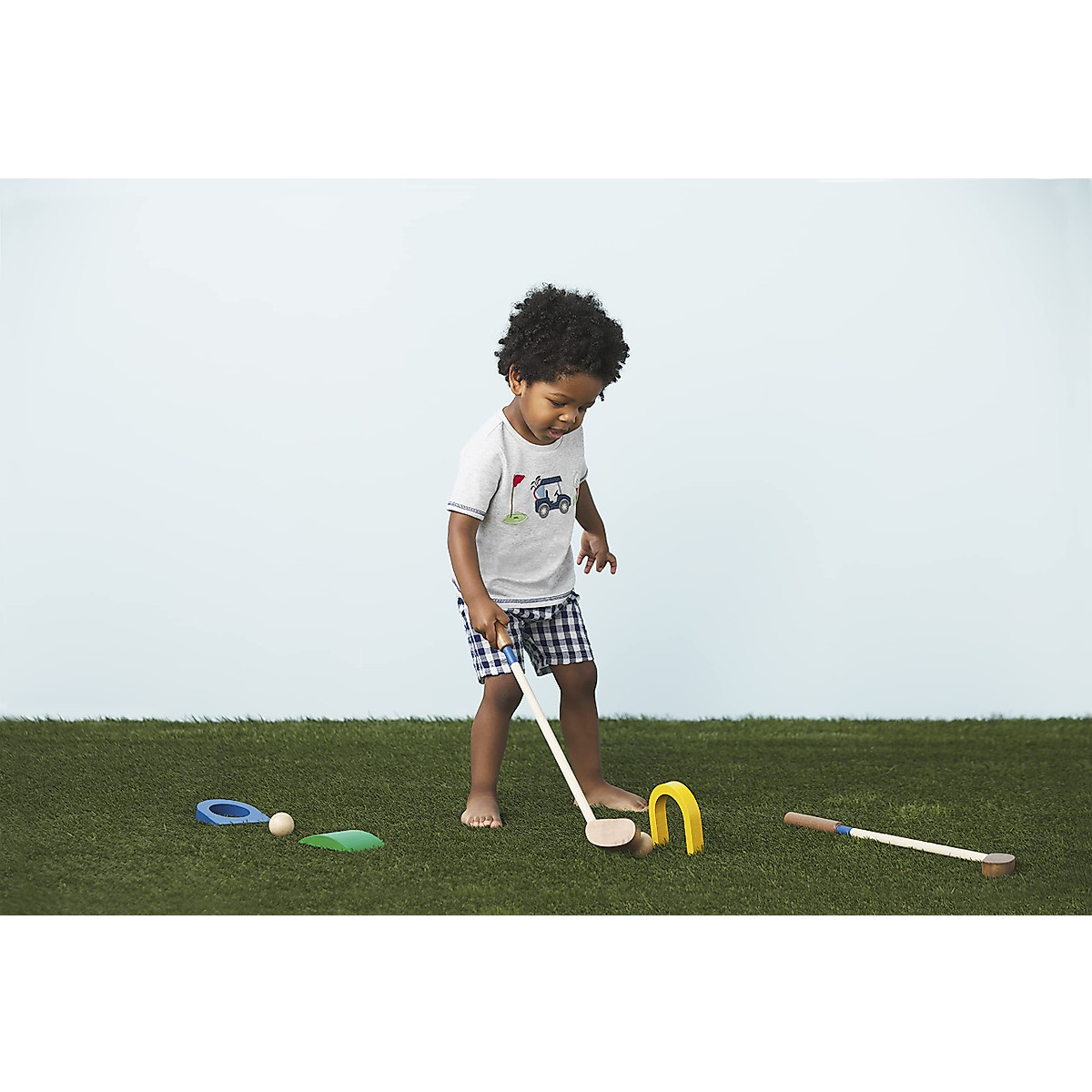 Mud Pie baby boys Short Set, Grey, Medium US