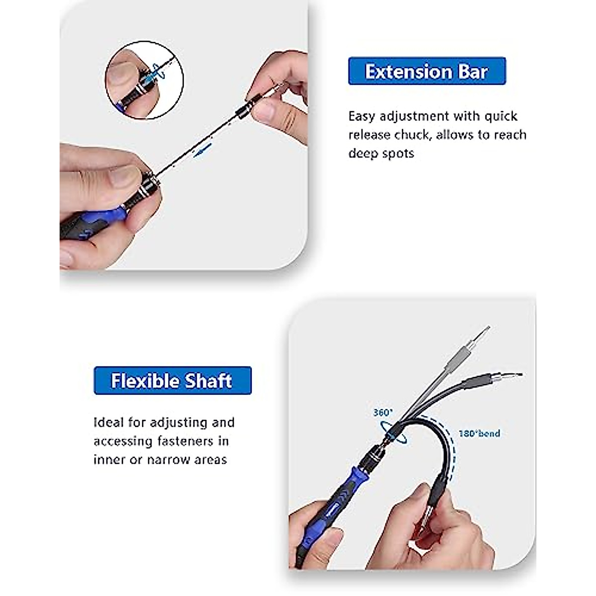 Precision Screwdriver Set, UnaMela Upgraded 122 in 1 with 101 Bits Repair Tool Kit, Magnetic Screwdriver Set with 21 Repair Tools for Electronics, Laptop, Computer, PC, iPhone, PS4, Game Console