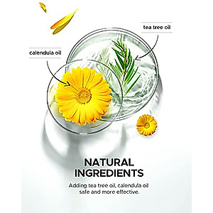 ZATKTK Acne Pimple Patch (180 Counts 4 Sizes), Invisible Hydrocolloid Acne Patch with Tea Tree Oil & Calendula Oil, Acne Spot Healing Patch Zit Patches for Face