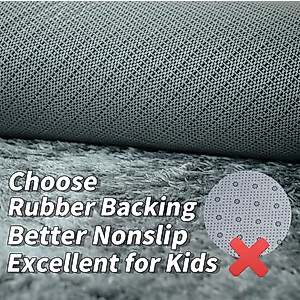 Aucuda Kitchen Runner Rug, 2x8 ft Kitchen Floor Mat Anti Fatigue Non Slip, Thick Sponge Runner Rugs Floor Cushions, Fluffy Standing Mats for Kitchen Sink, Extra Long Kitchen Carpet Machine Washable.