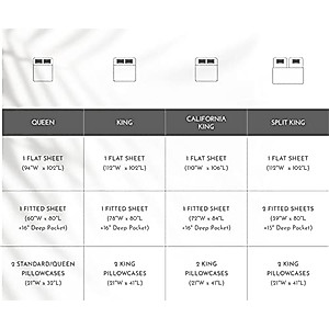 California Design Den Luxury Sheets 1000 Thread Count 100% Cotton Sheets, Very Smooth Soft & Thick with Deep Pockets Vs. Egyptian Cotton Sheets, 4 Pc Set (Queen, Bright White)